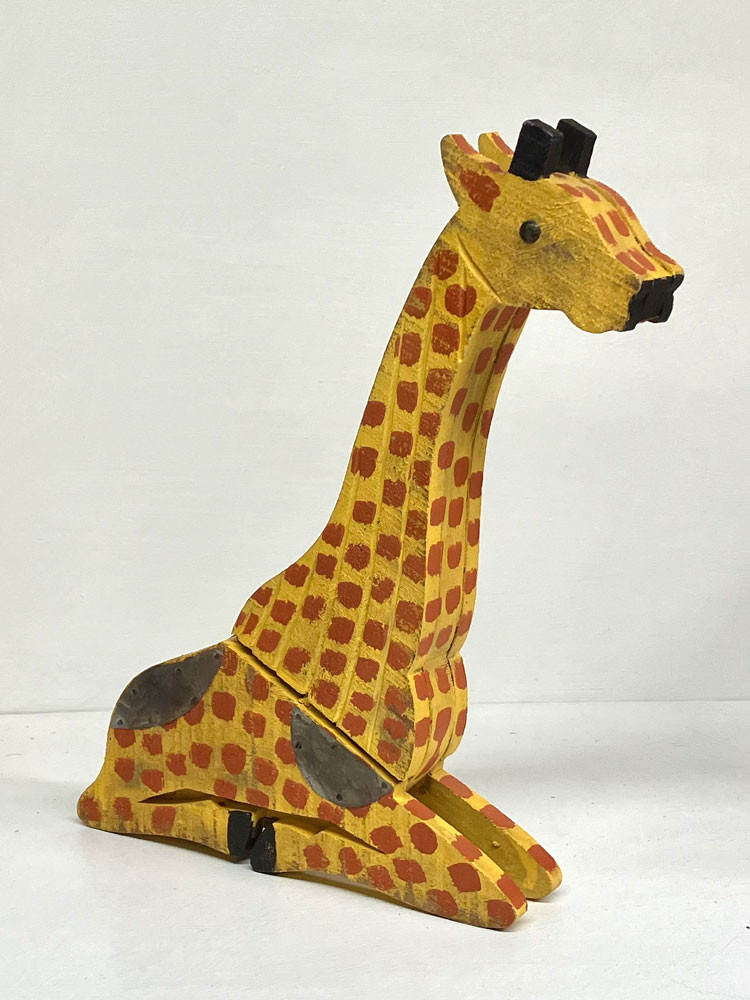 WOODEN GIRAFFE CUT OUT - 14: Tall