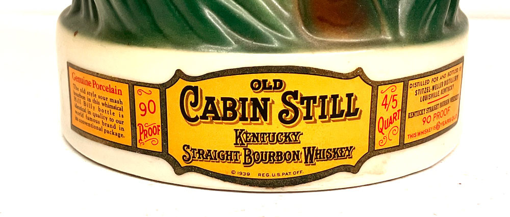 REAL WHISKEY DECANTER - CABIN STILL BRAND