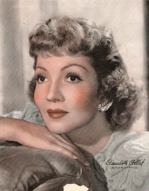 "OLD QUAKER" + Claudette Colbert - Silhouette CutOuts