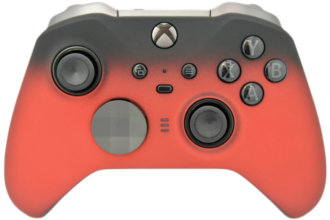 Red & Black Fade Xbox One Elite Series 2 Controller