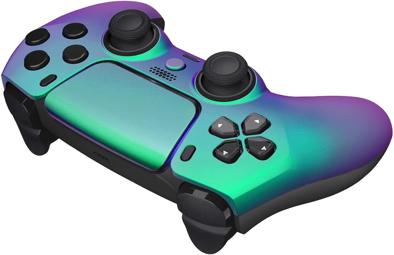 Green & Purple Chameleon Custom Controller For PS5