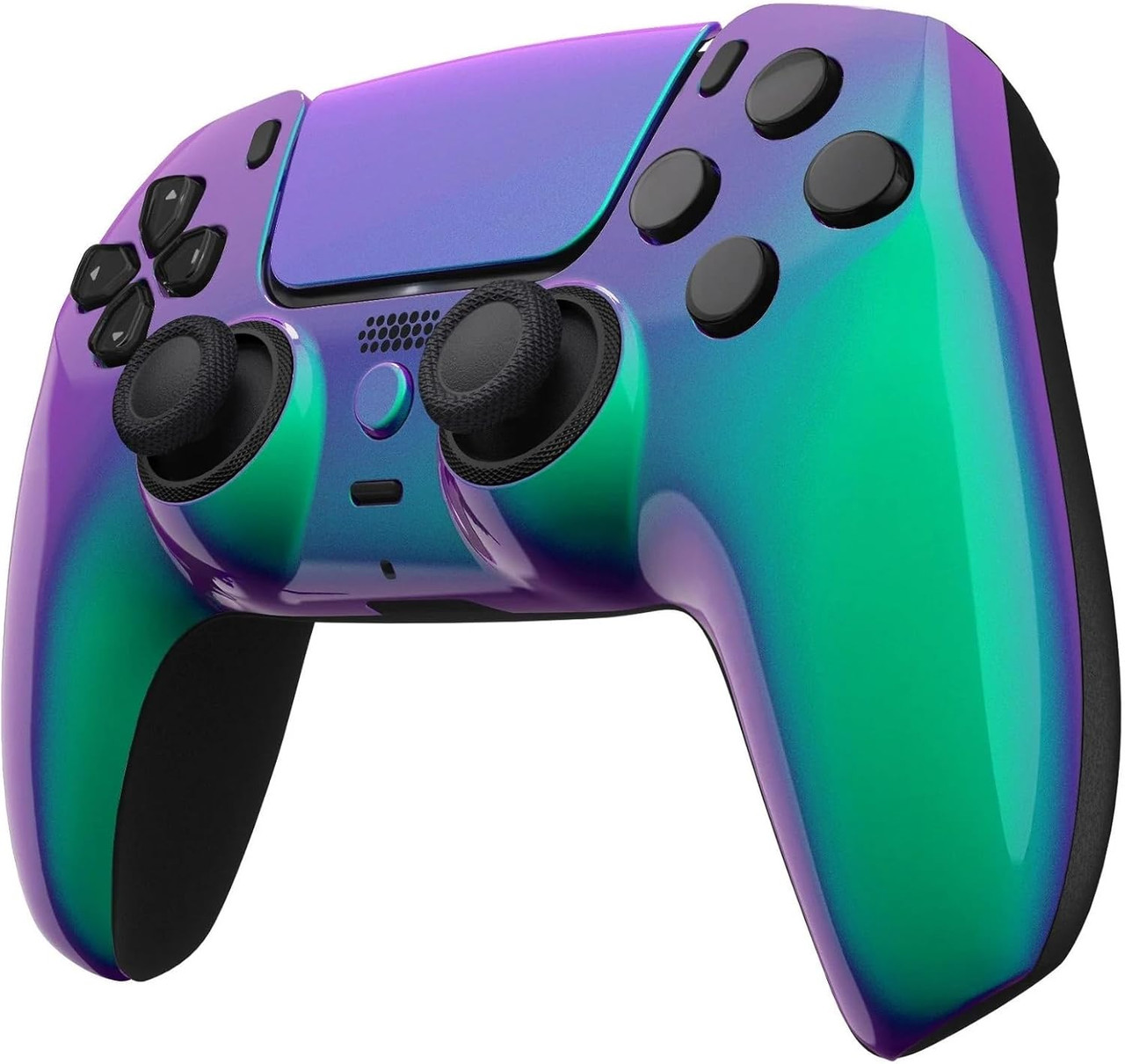 Green & Purple Chameleon Custom Controller For PS5
