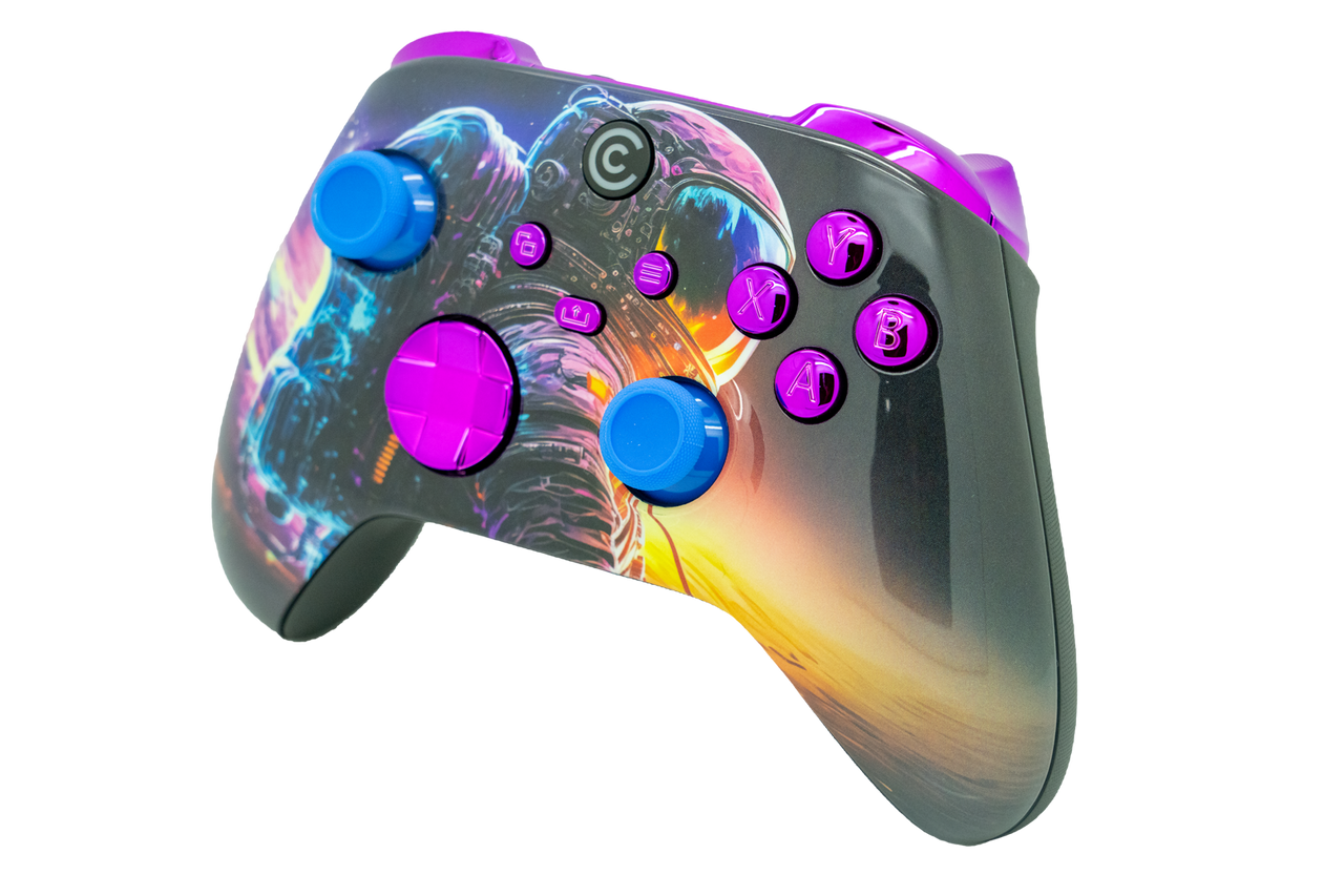 Astronaut & Purple Chrome Inserts Xbox Series X/S Controller