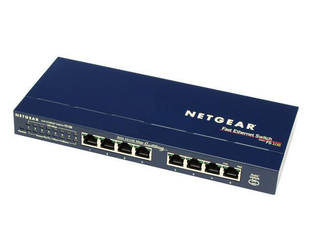Netgear FS108 ProSafe 8 Port Switch