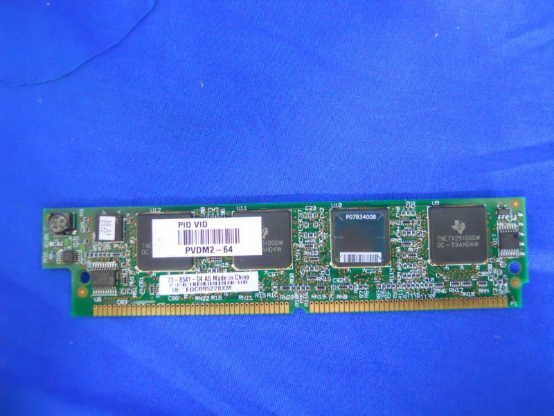 Cisco PVDM2-64 Channel PID VID Voice/Fax DSP Module