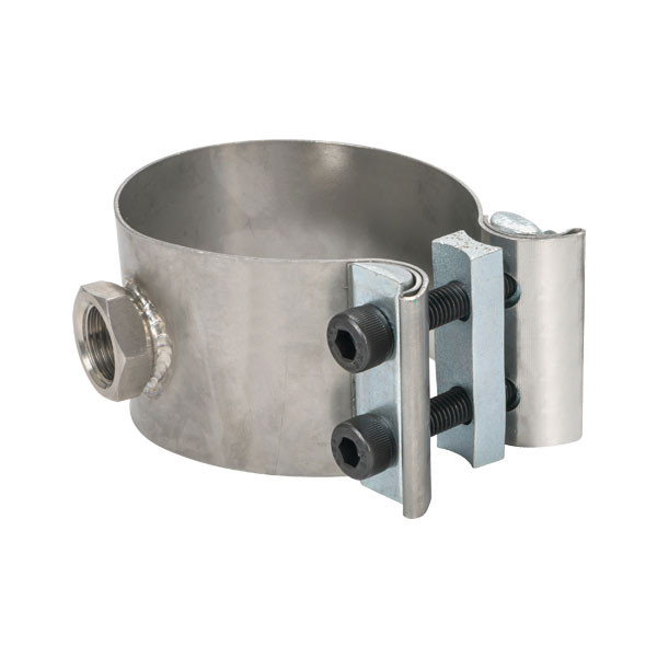 GlowShift | 2-1/4” to 2-1/2” Clamp-On Wideband Oxygen Sensor Bung Adapter