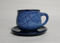 Southwestern Stoneware Teacup with Saucer - Screen Tea, Inc.
