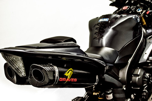 Graves Motorsports LINK R1 Cat Back Slip-on Titanium Exhaust Yamaha R1 ...
