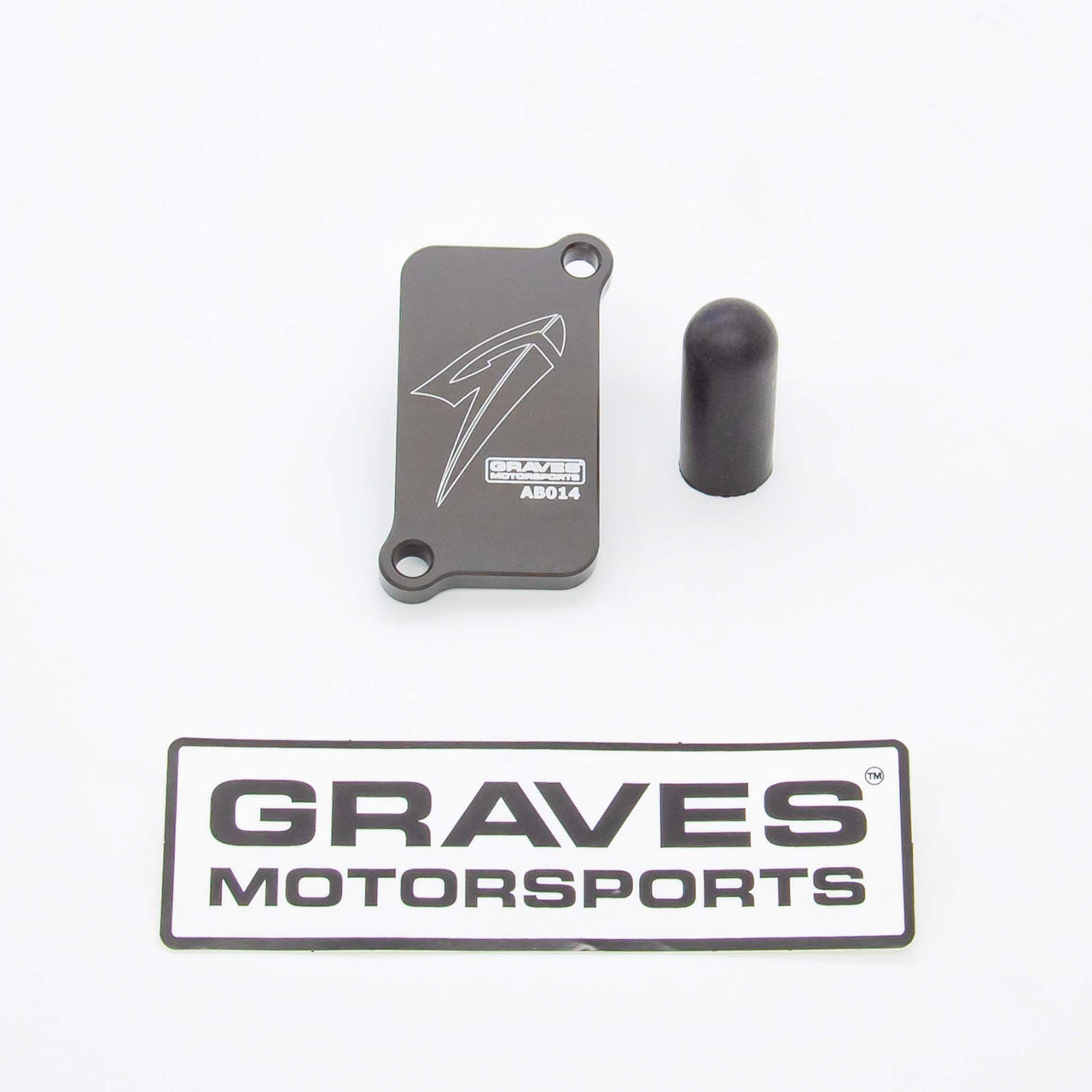 Graves Motorsports Smog Block Off Plate Honda