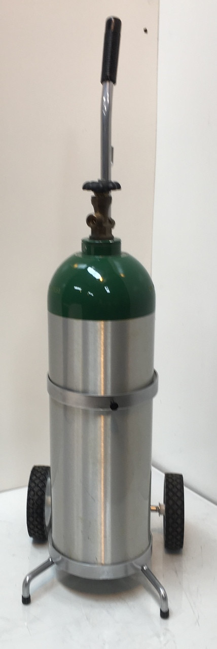 Single Capacity Oxygen Cylinder Cart for One M60 (7.25" DIA) Oxygen ...