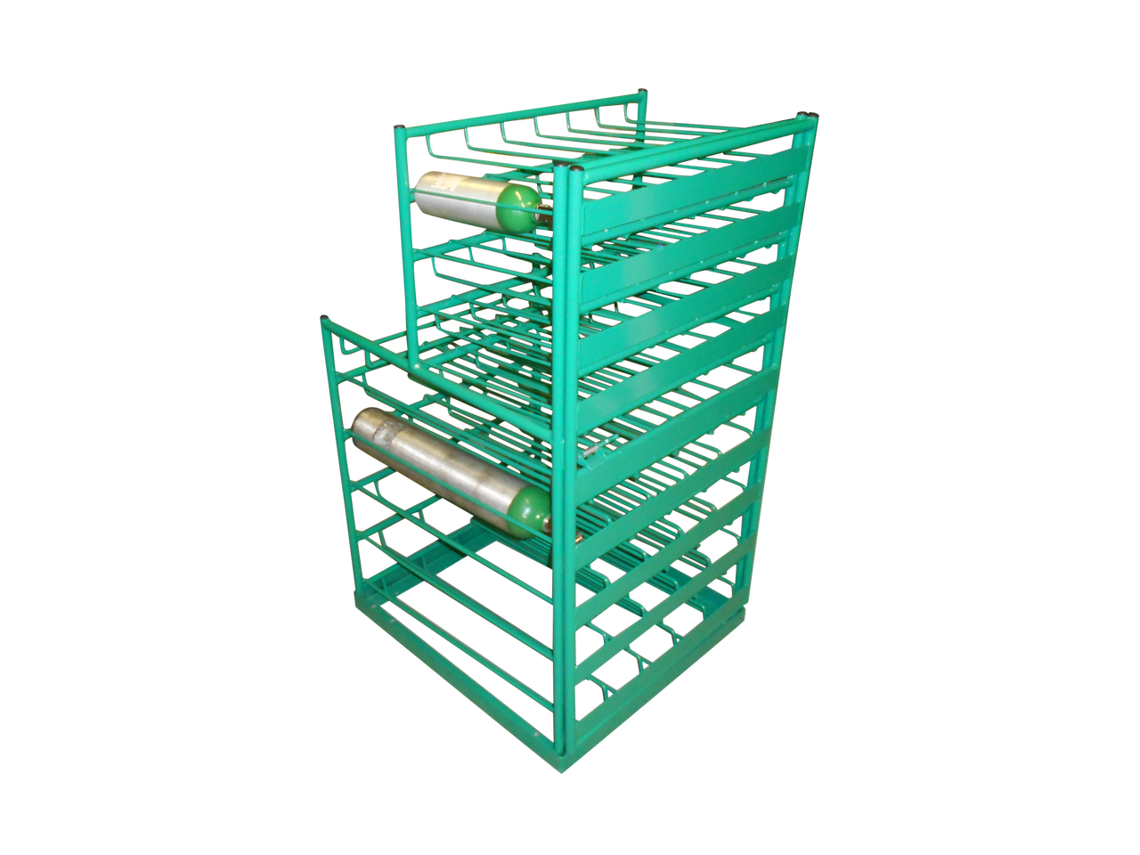 Layered Multi Cylinder Rack with Door for 25 D/E and 28 M6 Cylinders ...