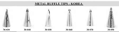 Ruffle Tips 030/413 to 090/419 - Cake Decorating Supplies - Cake ...