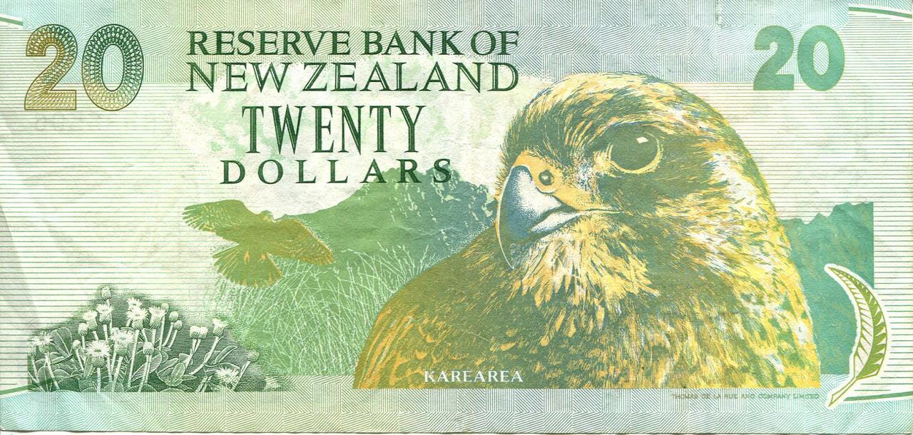 New Zealand - $20 Note - Brash - 'Type 2' - FB536506 - Oceanic Mint