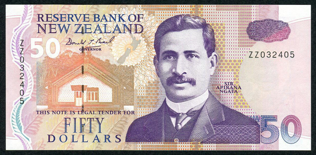New Zealand 50 Star Note Brash ZZ032405 Oceanic Mint new-zealand-50-star-note-brash-zz032405-oceanic-mint