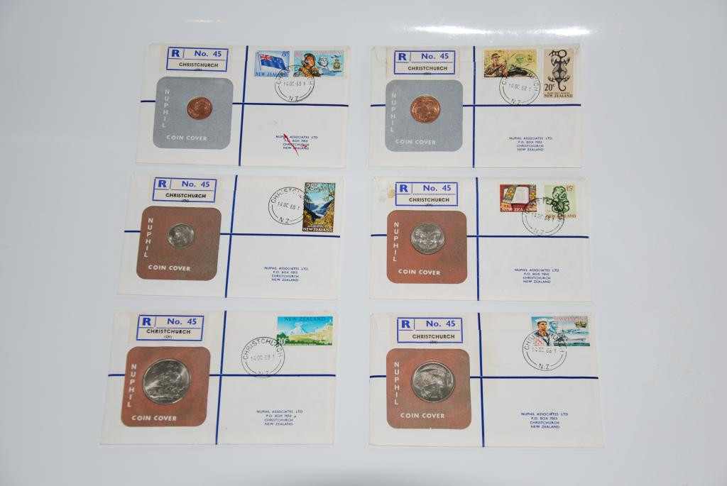 New Zealand - 1968 - Nuphil PNC Set - Oceanic Mint