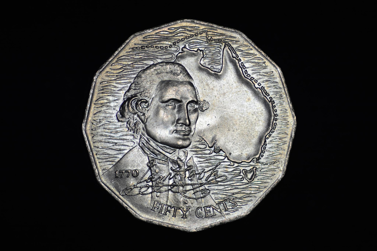 Australia - 1970 - 50c - Captain Cook - KM69 - Extremely Fine - Oceanic ...