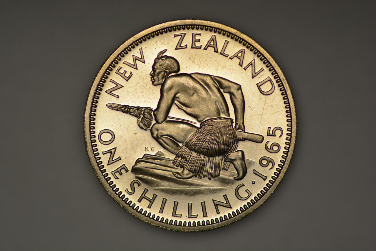 New Zealand - 1965 - Shilling - KM27 - Uncirculated (OM-A1632 ...