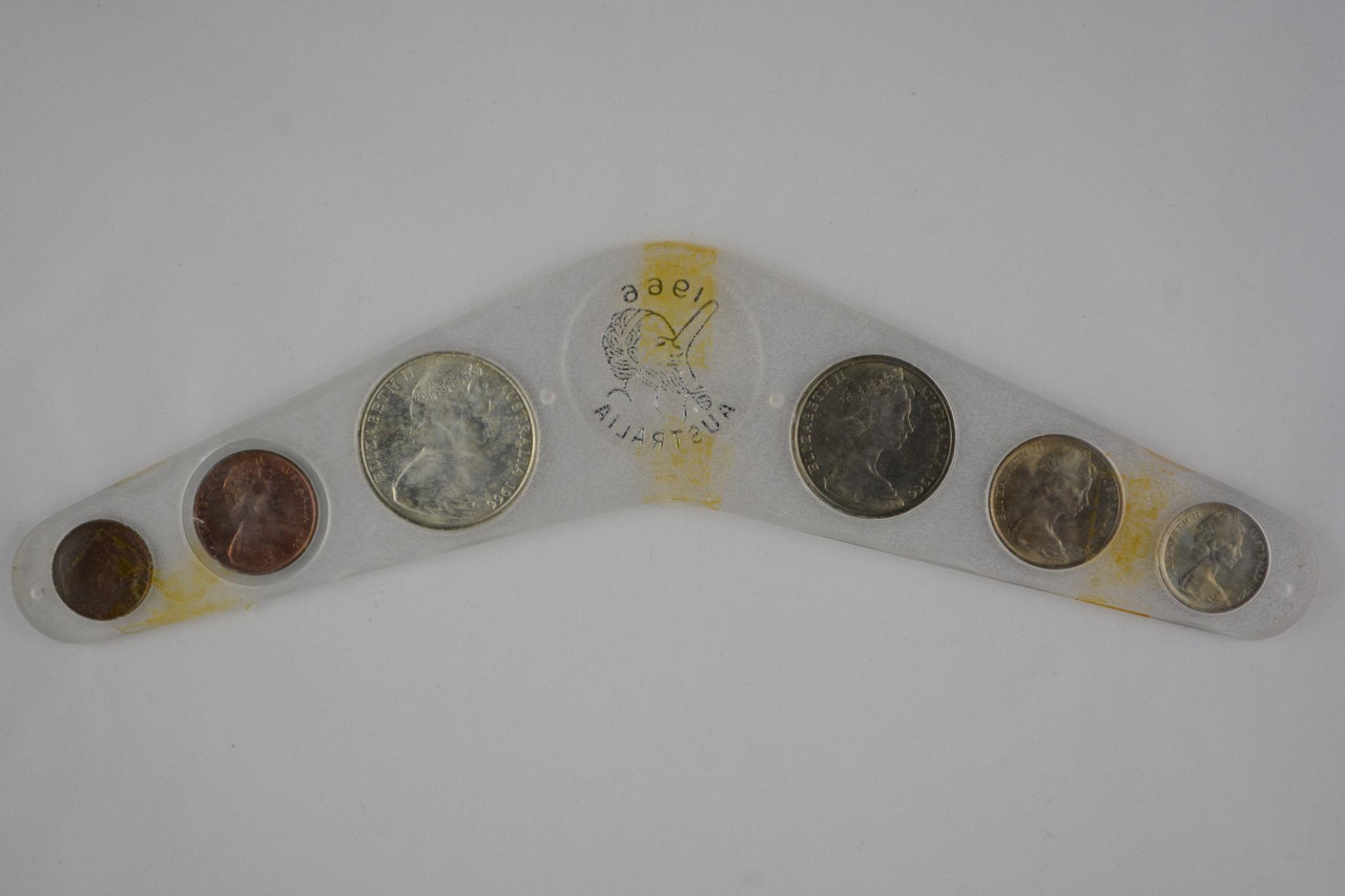 Australia - 1966 - Boomerang Coin Set - 1c to Silver 50c - Oceanic Mint