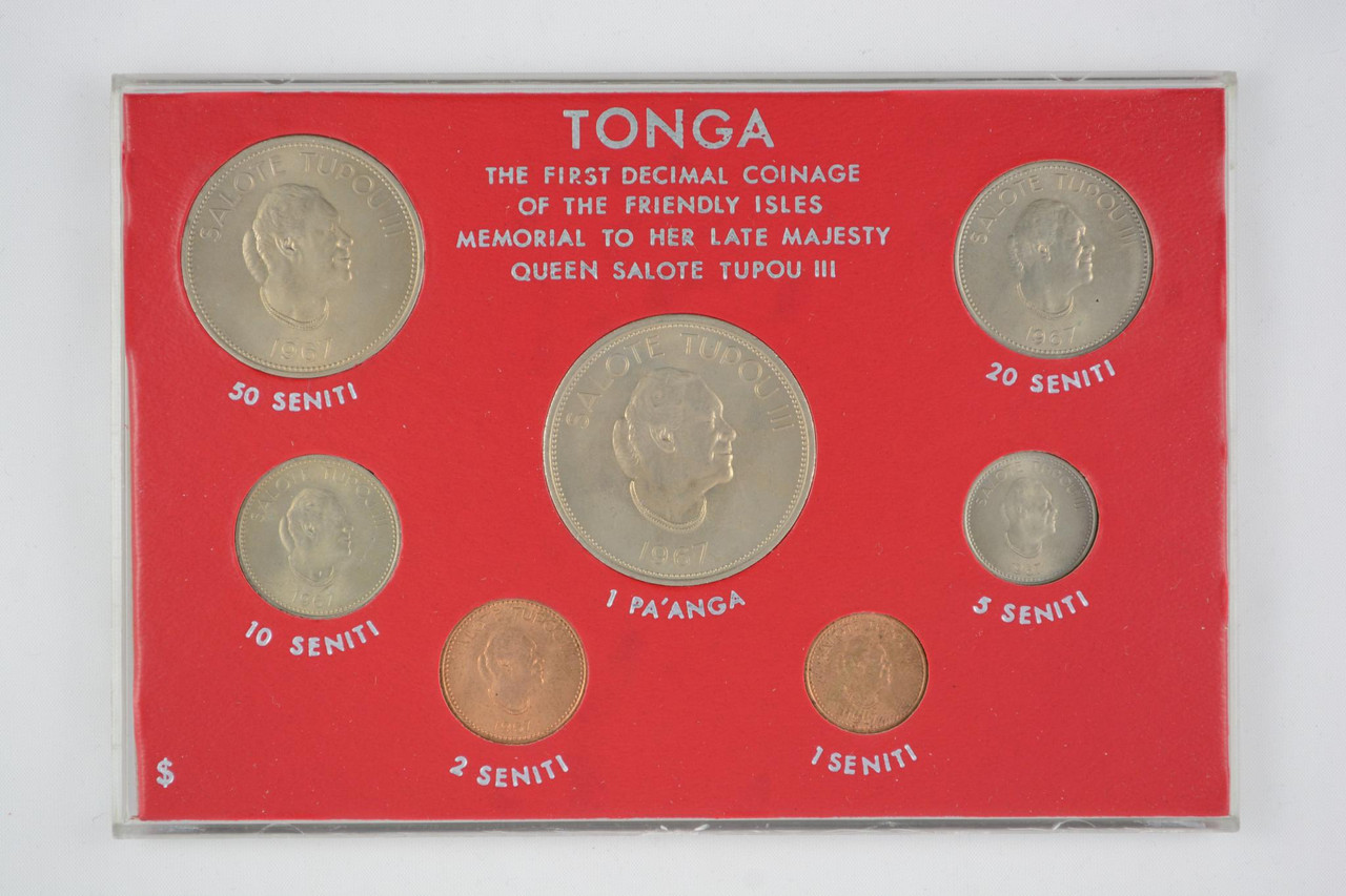 Tonga - 1967 - Uncirculated Coin Set - Oceanic Mint