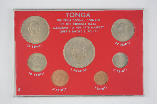 Tonga - 1967 - Uncirculated Coin Set - Oceanic Mint
