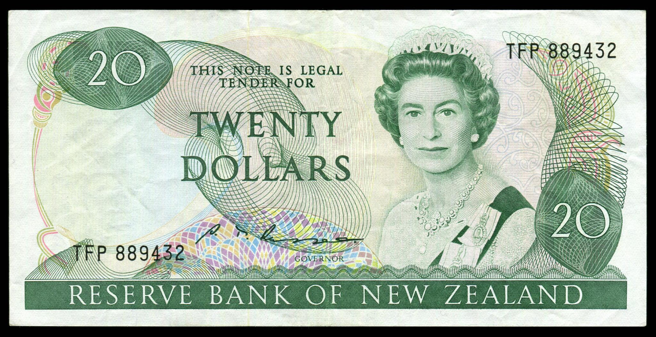 New Zealand - $20 - Russell - TFP889432 - Extremely Fine - Oceanic Mint