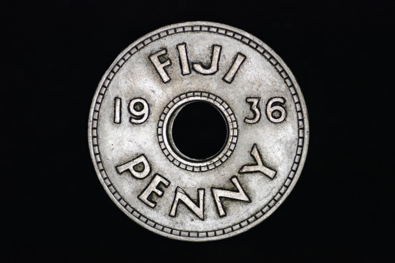 Fiji - 1936 - Penny - KM2 - Very Fine (OM-A2283) - Oceanic Mint