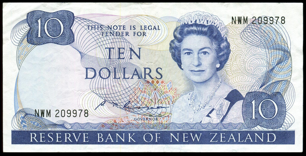 New Zealand - $10 Note - Russell - NWM209978 - Very Fine - Oceanic Mint