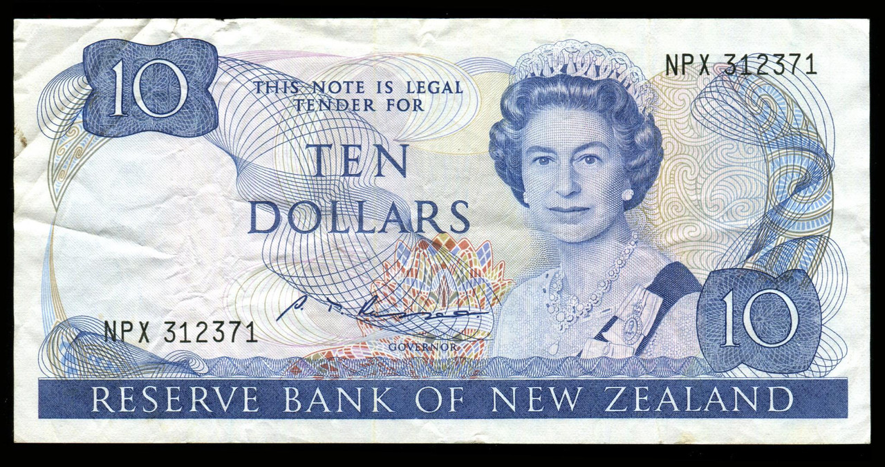 New Zealand - $10 Note - Russell - NPX312371 - Fine - Oceanic Mint