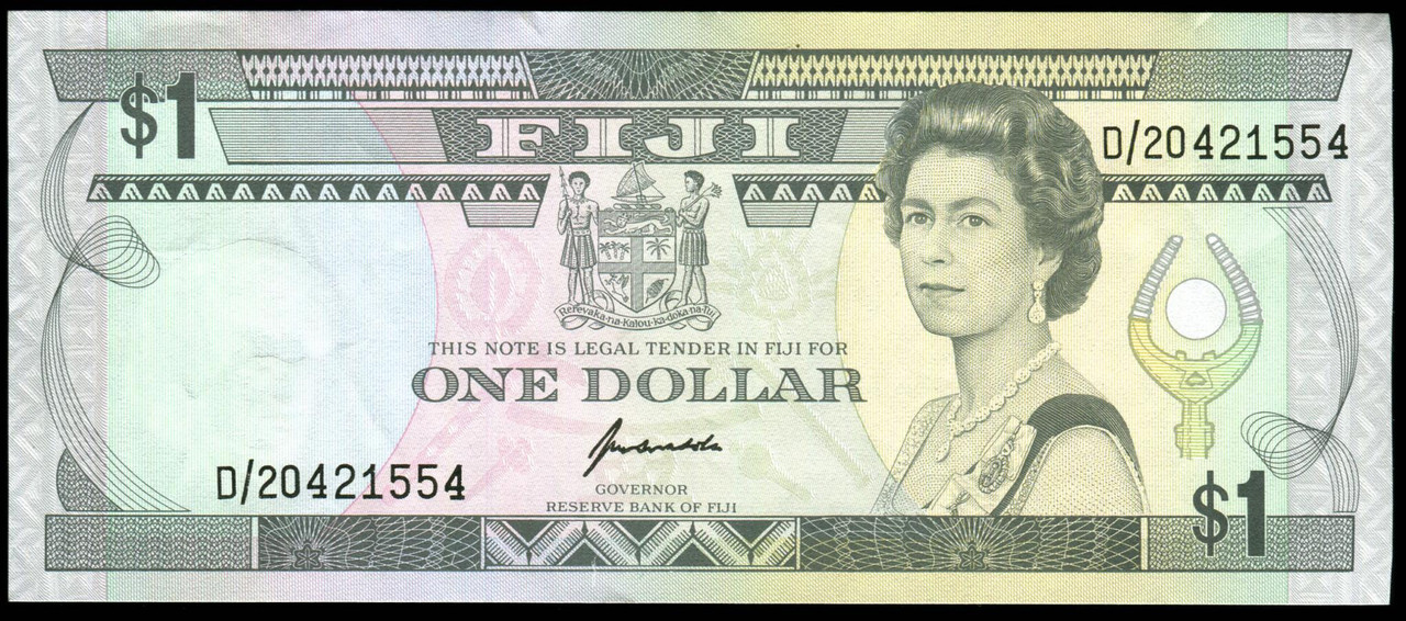 Fiji - $1 - D/20 421554 - P89a - aUnc - Oceanic Mint