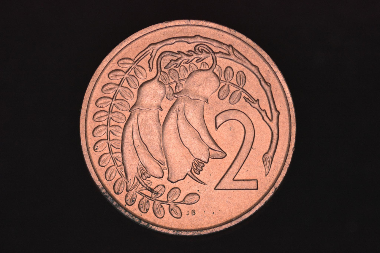 New Zealand - 1977 - Two Cents - KM32 - Uncirculated - Oceanic Mint