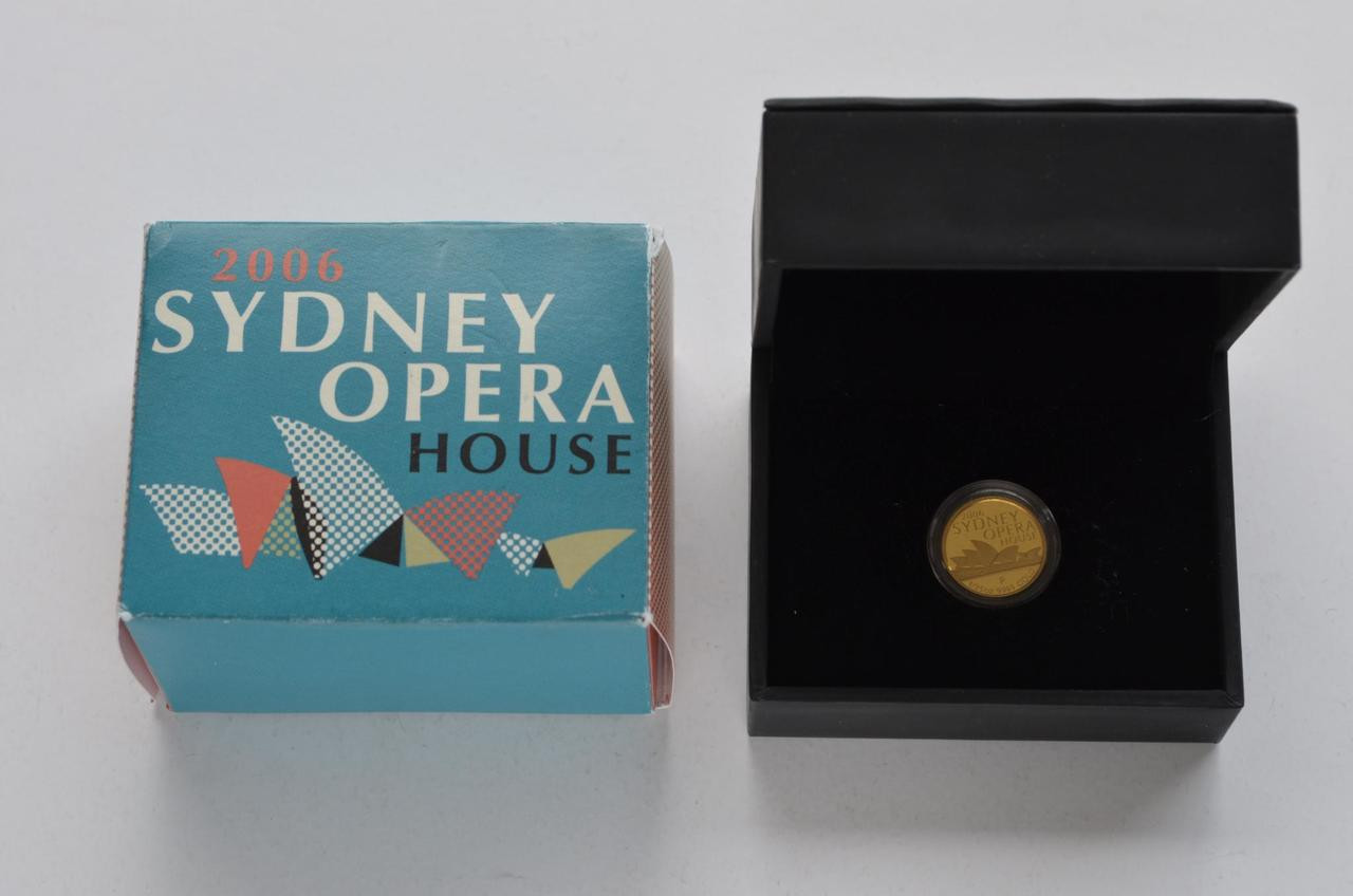 Australia - 2006 - Gold Proof Coin - Sydney Opera House [1/25th oz ...
