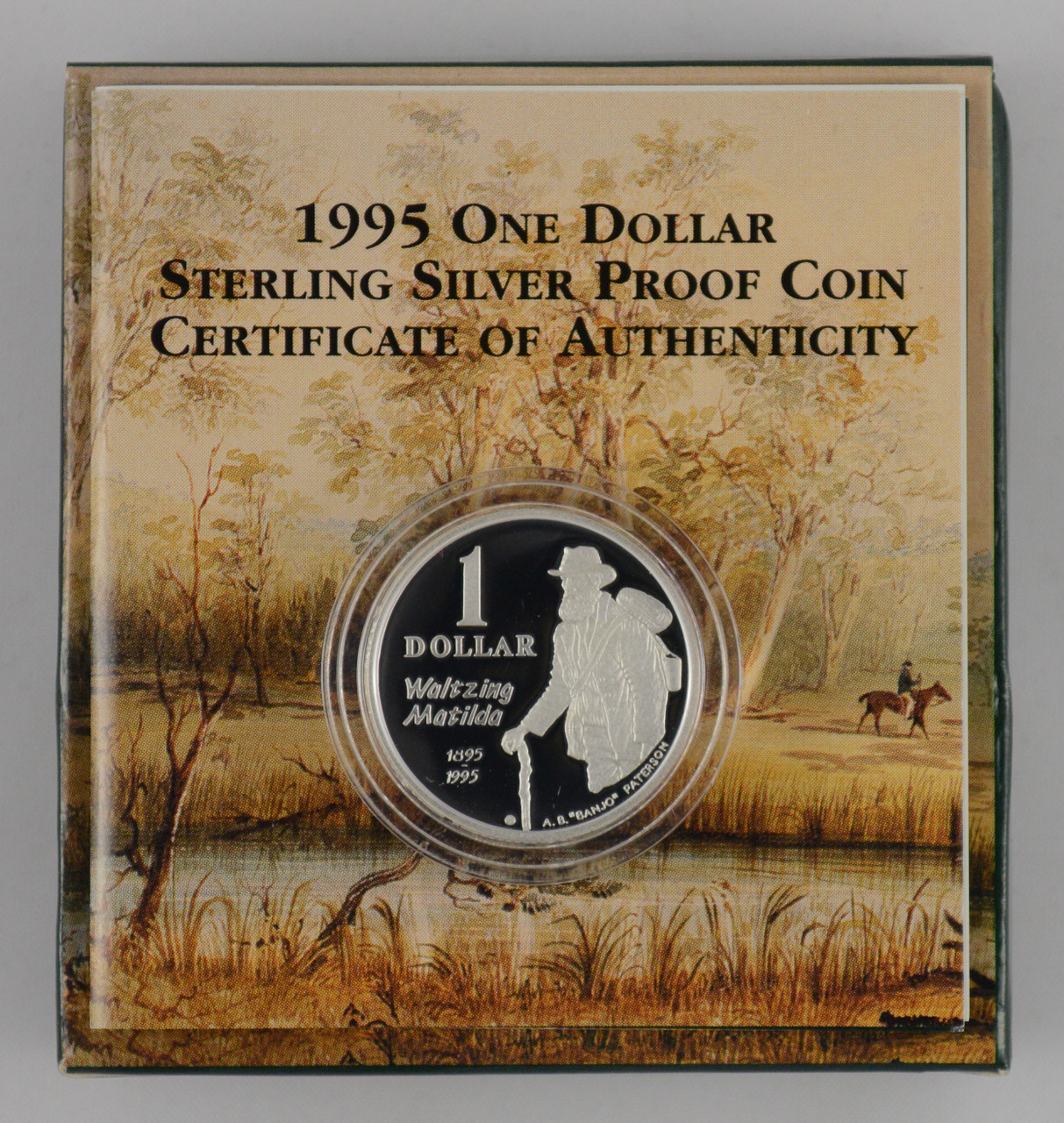 Australia - 1995 - Silver $1 Proof Coin - Waltzing Matilda - Oceanic Mint