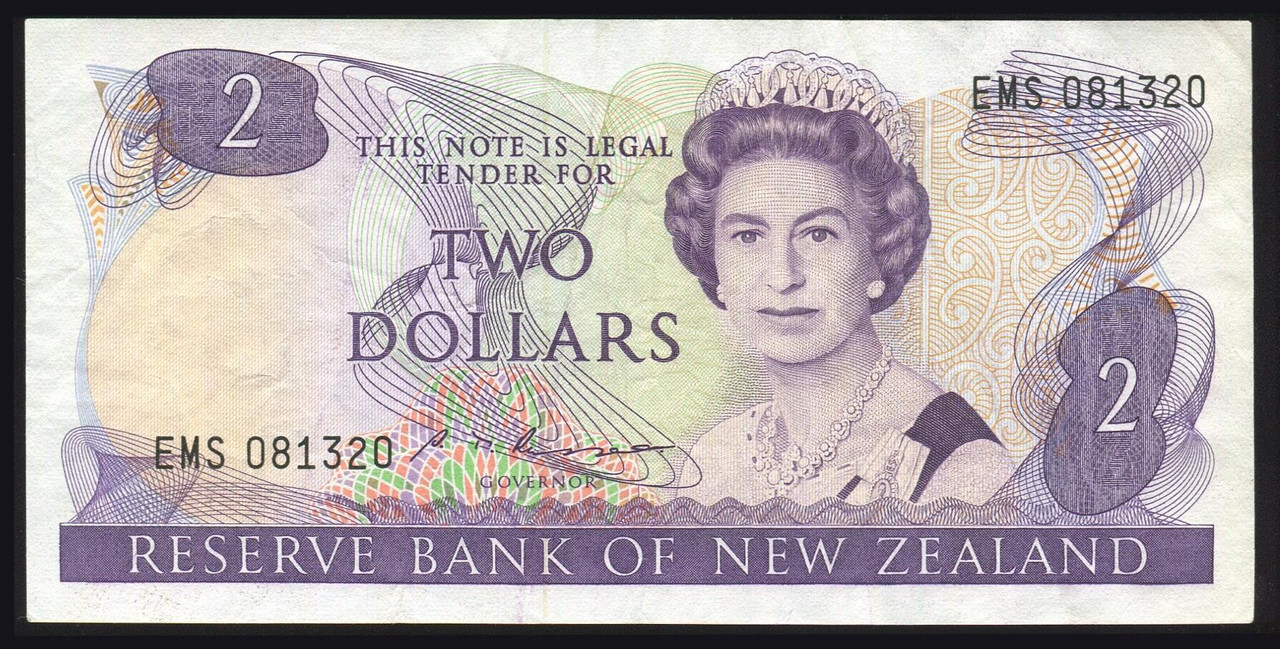 New Zealand - $2 - Russell - EMS081320 - VF - Oceanic Mint