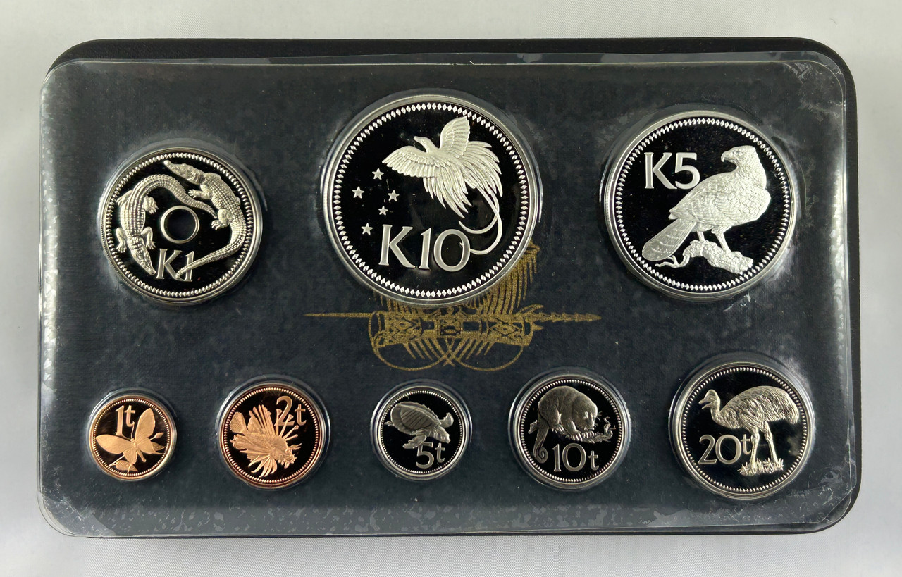 Papua New Guinea - 1975 - Annual Proof Coin Set - Oceanic Mint