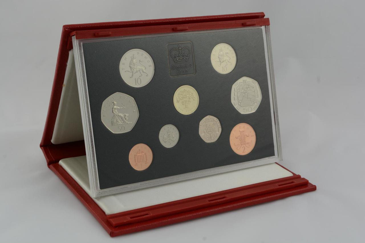 United Kingdom - 1992 - Annual Deluxe Proof Coin Set - Oceanic Mint