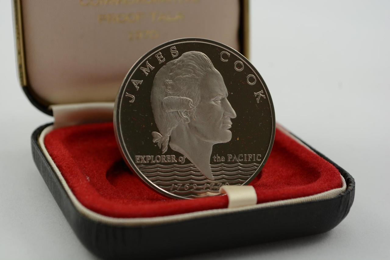 Western Samoa - 1970 - 1 Tala Proof Coin - James Cook - Oceanic Mint
