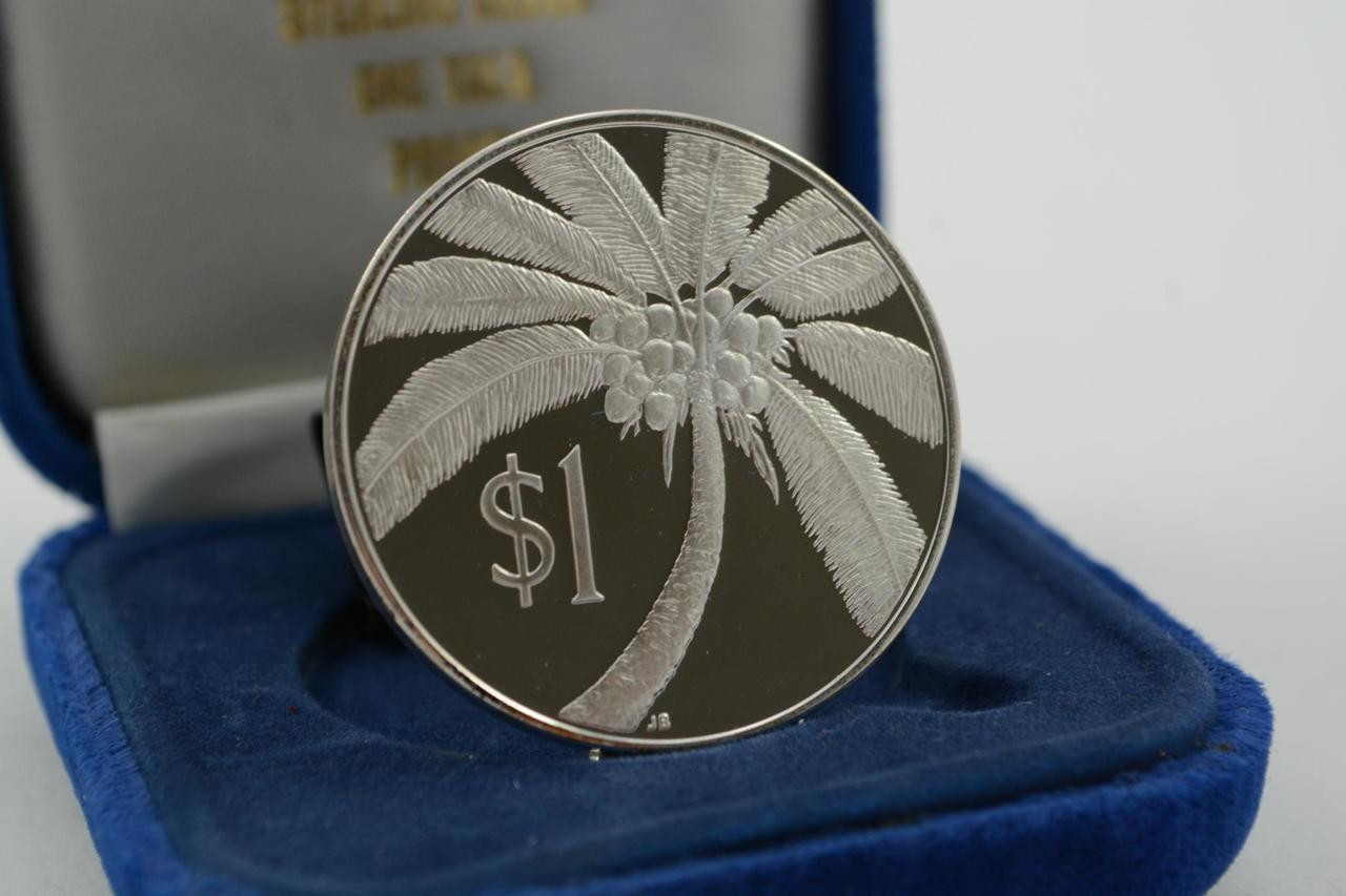 Western Samoa - 1974 - 1 Tala Proof Coin - Coconut Palm - Oceanic Mint