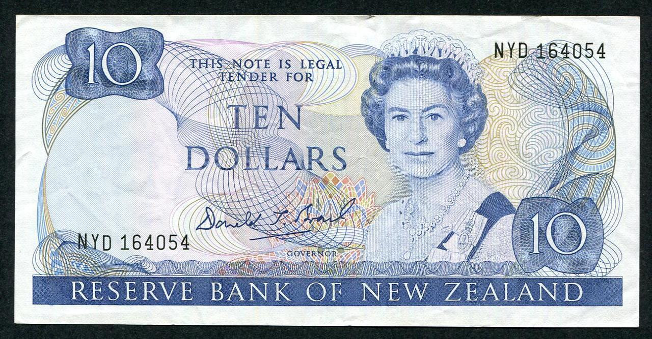 New Zealand - $10 Note - Brash 'Type 1' - NYD164054 - Oceanic Mint