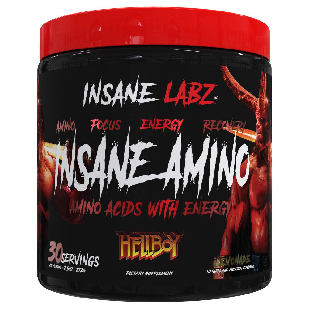 INSANE LABZ INSANE AMINO HELLBOY LEMONADE 30 SERVINGS - HD Nutraceuticals