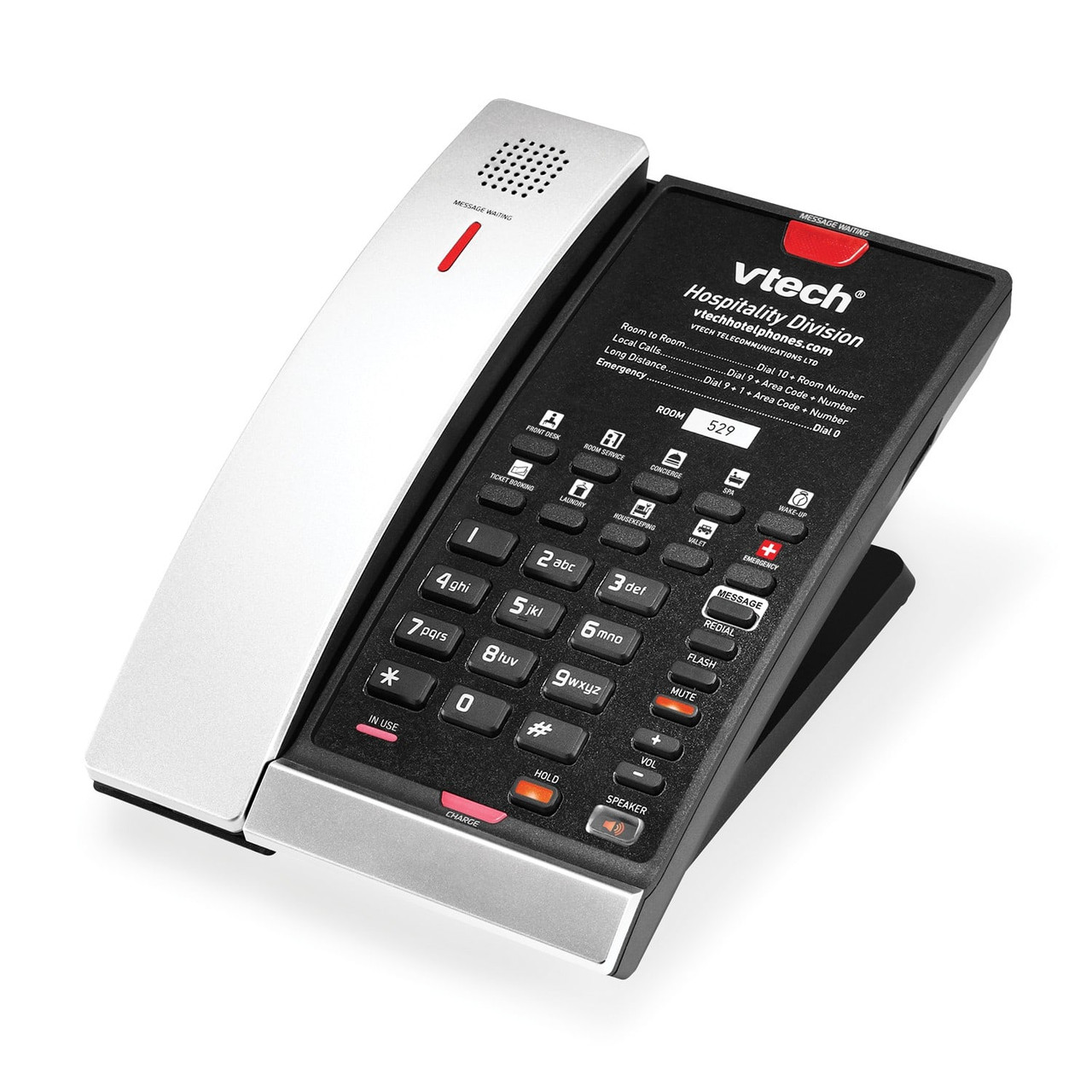 Vtech CTM-A2411-BATT, 1-Line Contemporary Analog Cordless Speakerphone ...