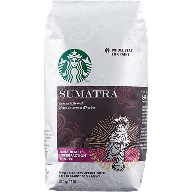 Sumatra Coffee, Whole Bean (340 g) - STARBUCKS - DIZIN Online Store