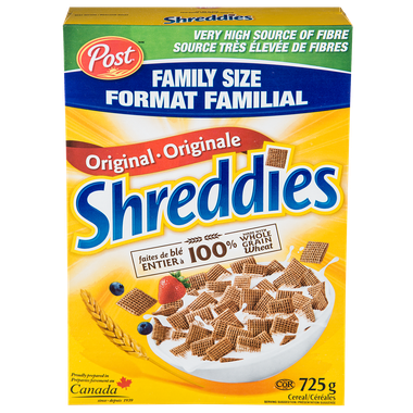 Family Size Cereal (725 g) - POST SHREDDIES - DIZIN Online Store