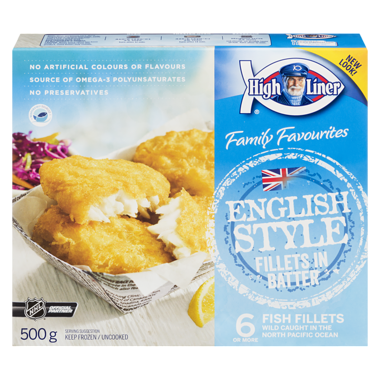 English Style Battered Fillets (500 g) - High liner - DIZIN Online Store