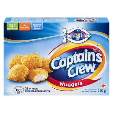 Captain's Crew Breaded Fish Nuggets (750 g) - High liner - DIZIN Online ...