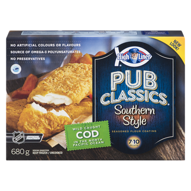 Signature Southern Style Cod Fillets (680 g) - High liner - DIZIN ...