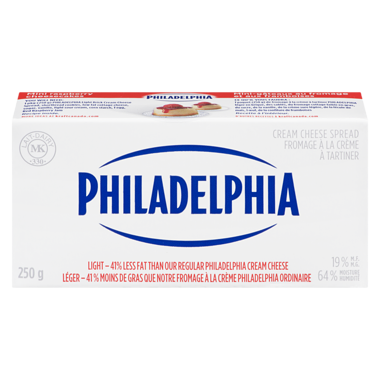 Brick Cream Cheese, Light (250 g) - Philadelphia - DIZIN Online Store