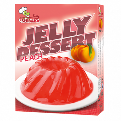 Halal Jelly Powder Peach 100 g - Shibaba - DIZIN Online Store