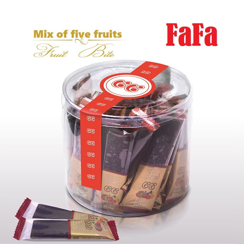 Fruit Rolls (Mix of five fruits) 20 x 20gr - Fafa - DIZIN Online Store