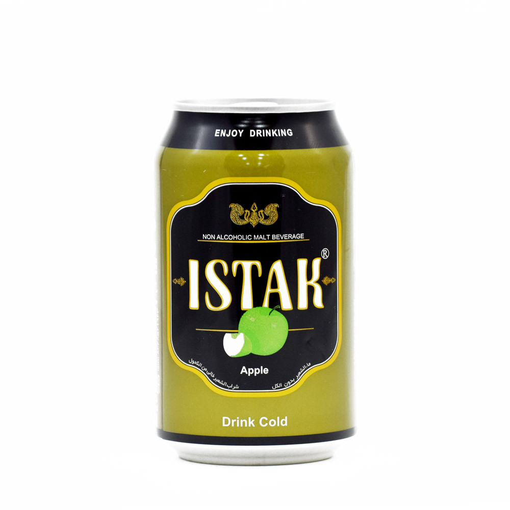 Apple Non-alcoholic malt drink Can 330ml - Istak - DIZIN Online Store