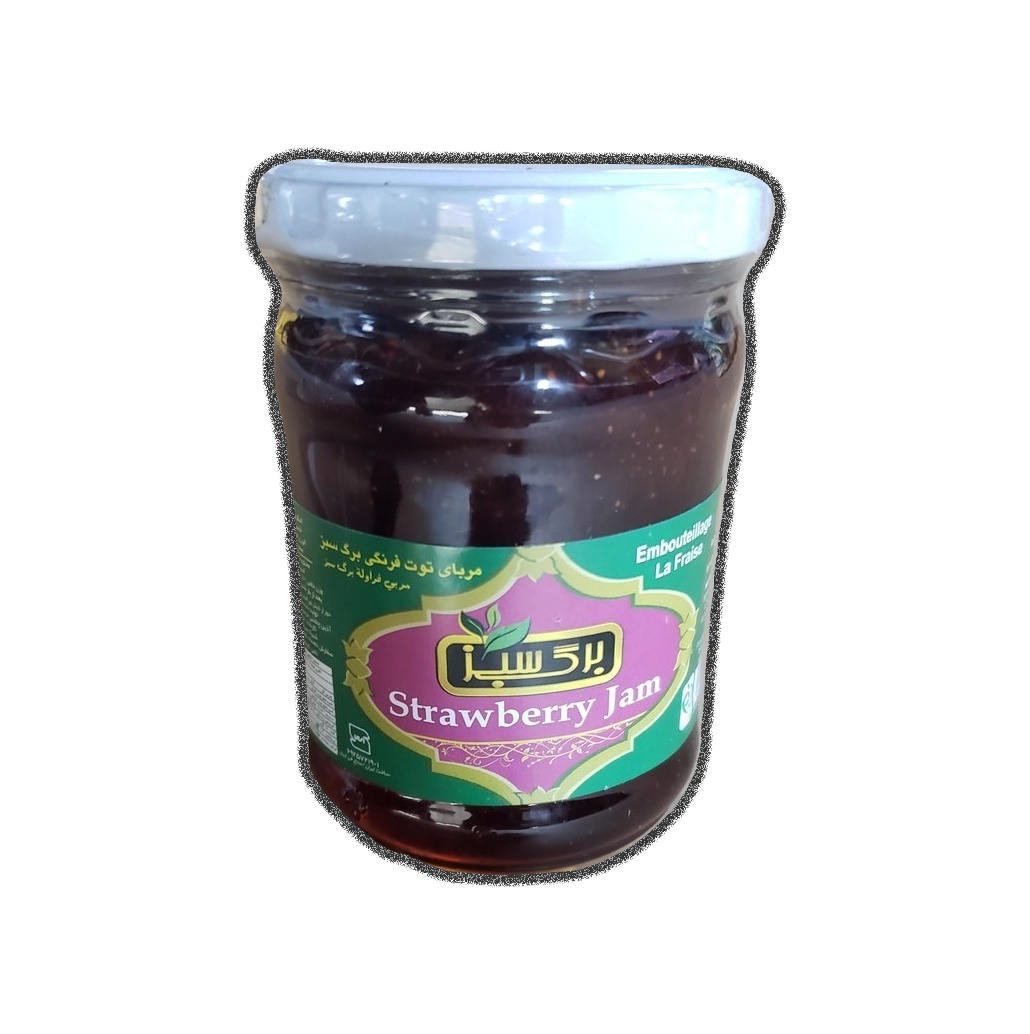 Strawberry Jam 310g - Green Leaves - DIZIN Online Store
